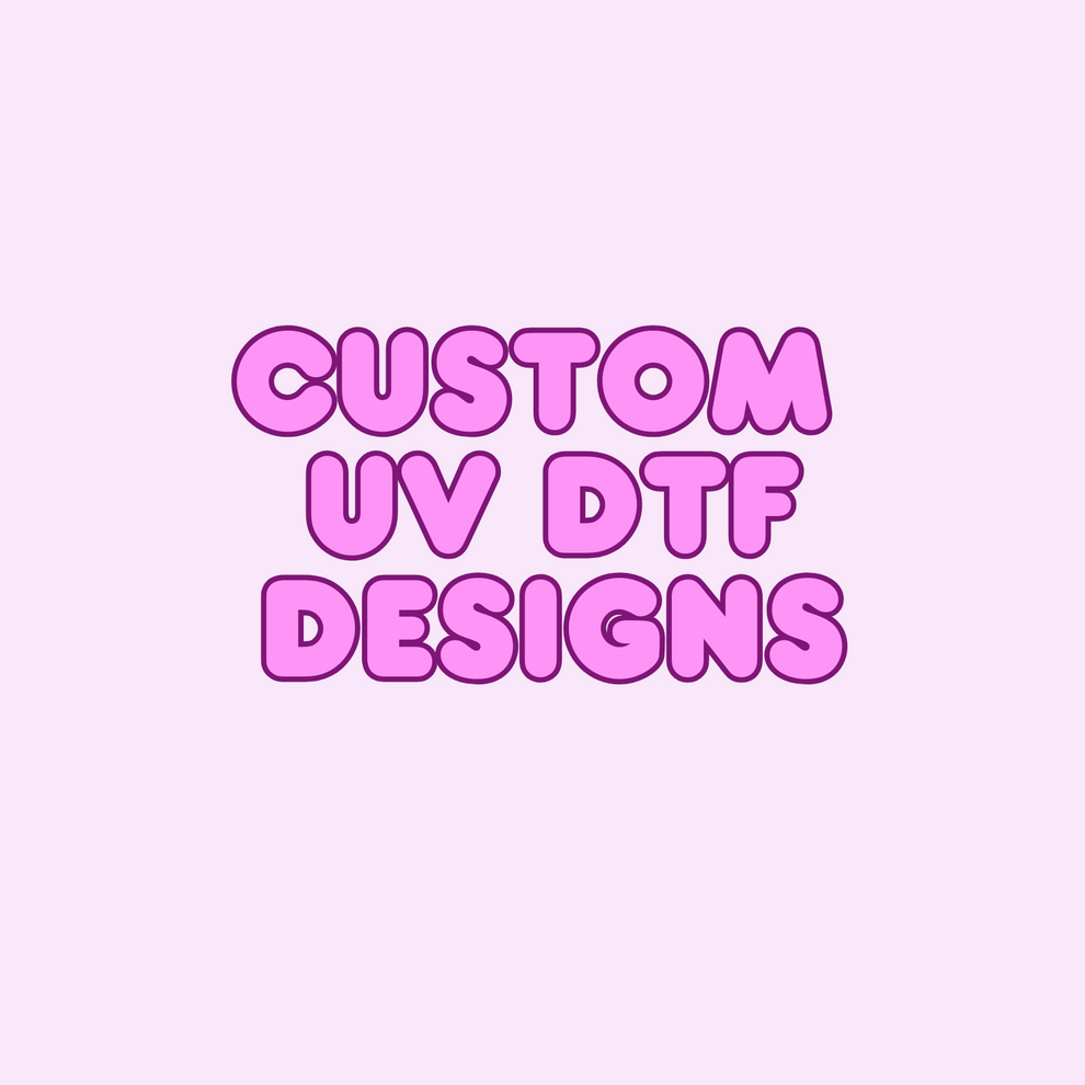 Custom UV DTF Designs Sheet – Sanctified.